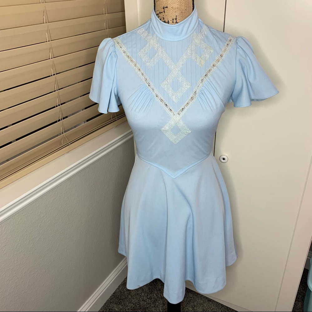 Mikey Jr’s. Of California Vintage Flutter Sleeve Dres… - Gem